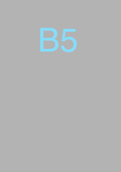 Actual size of B5 Paper